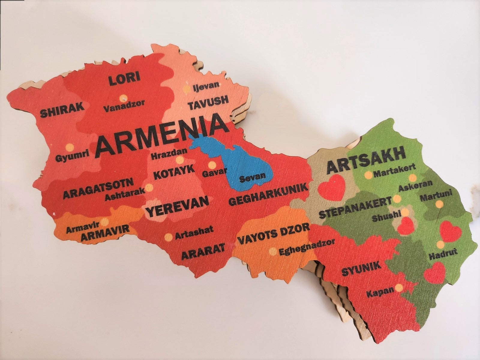 Armenian Language Map